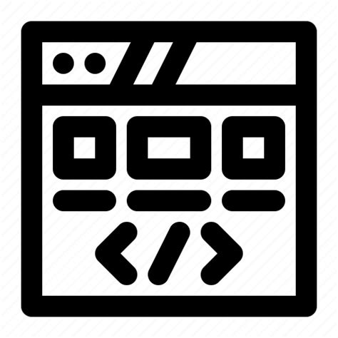 Front End Development Web Programming User Interface Icon Download On Iconfinder
