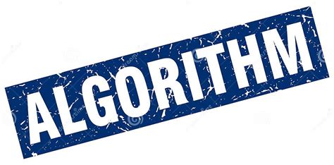 Algorithm Stamp Stock Vector Illustration Of Isolated 122174779