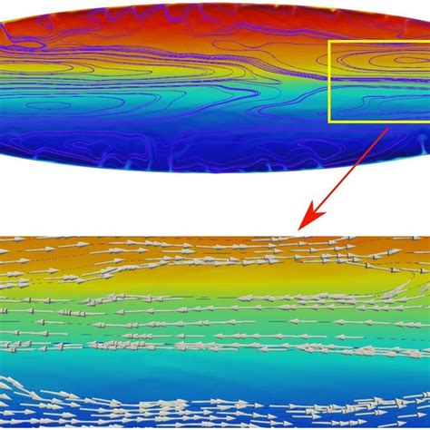 The Convective Rolls Represented By Velocity Streamlines And The Download Scientific Diagram