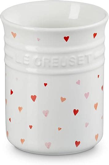 Amazon｜ル・クルーゼle Creuset ユーテンシルクロック ハート ホワイト キッチンツール立て 【日本正規販売品】｜キッチン