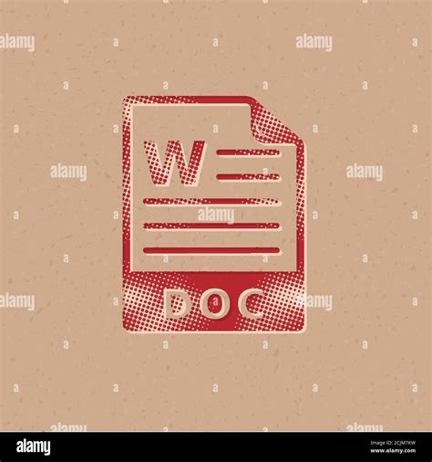 Text File Format Icon In Halftone Style Grunge Background Vector