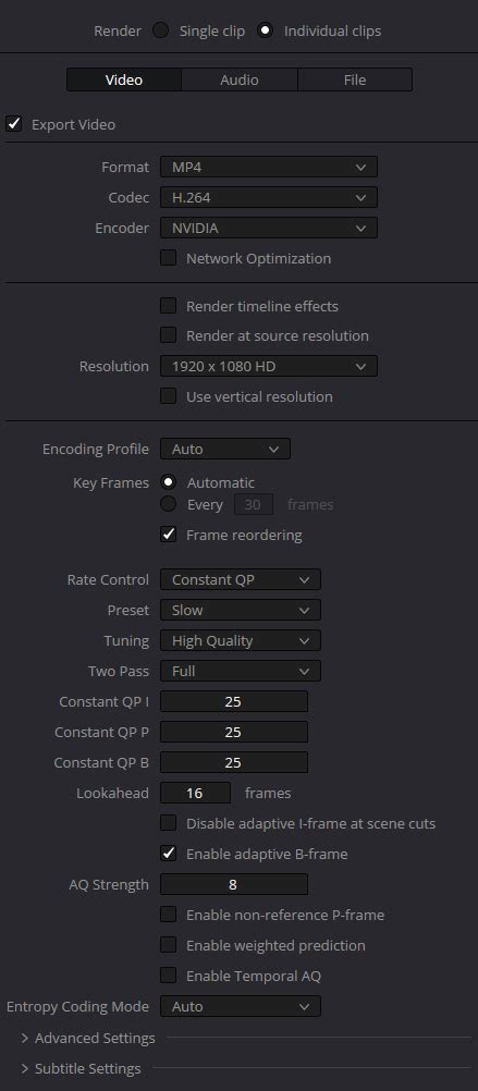 render file size 5x that of original r davinciresolve