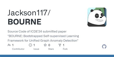 Github Jackson117bourne Source Code Of Icde24 Submitted Paper Bourne Bootstrapped Self