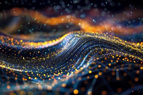 premium photo data visualization through algorithms in motion ar