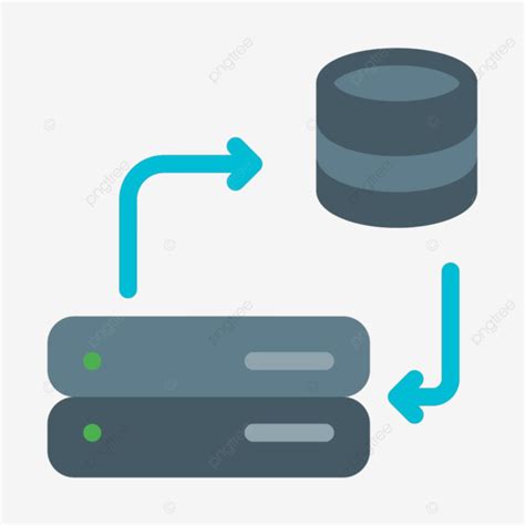 Database Server Vector Art Png Server Database Sync Syncronize Arrows Syncronize Link