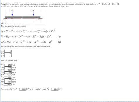 Solved Repeat Problem 3 5 Above Using Singularity Functions