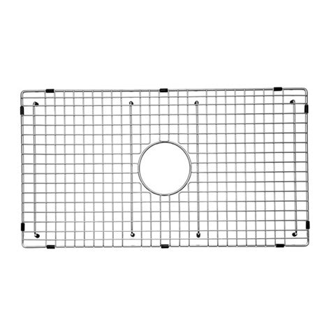 Steeleader Sink Bottom Grid Center Drain Left To Right 21 06 X Front To Back 15 55 With Corner