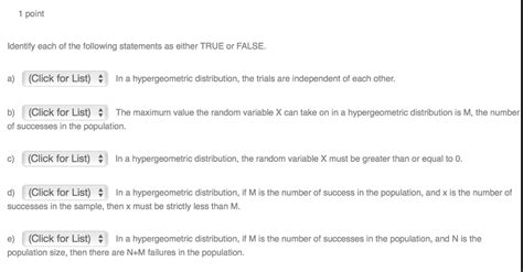 Solved 1 Point Let Xbe A Random Variable That Follows A