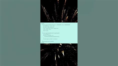 Generate 10 Digits Random Numbers Using Javascript Tutorial Coding