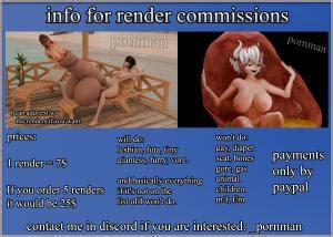 G Open Renders Commissions By Pornman