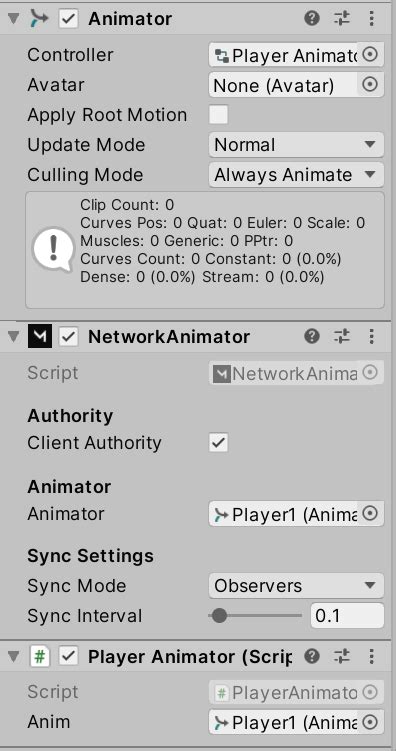 Mirror Clients Not Syncing Animations From A Blend Tree Community
