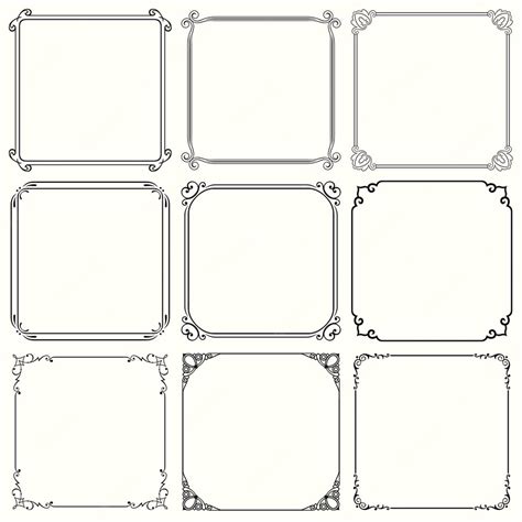 Premium Vector Decorative Frames