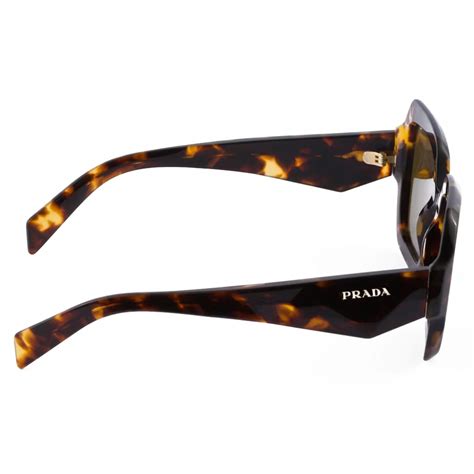 Prada Prada Symbole Oversized Sunglasses Honey Tortoiseshell Loden Green Prada