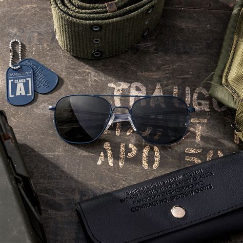 Class A Aviator Inspired By The Military Navy Sunglasses Randolph Usa
