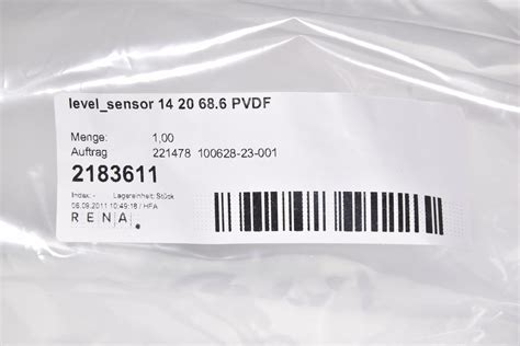 Preview 14 20 68 6 Pvdf Füllstandssensor 5m Neu