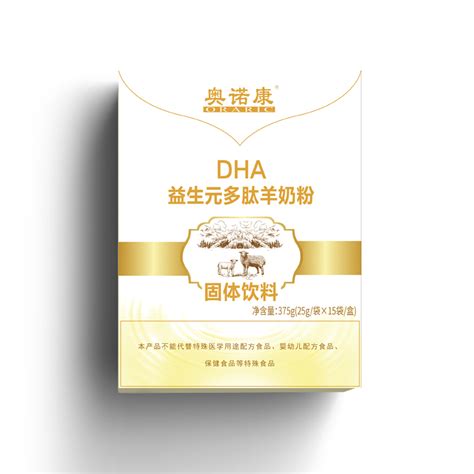 奥诺康DHA羊奶粉中老年益生菌多肽男女士青少年成年固体饮料375g 虎窝淘