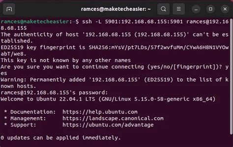 كيفية إعداد خادم Vnc في Ubuntu أحلى هاوم