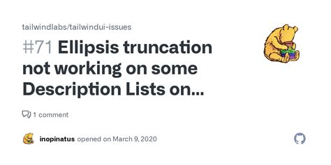 Ellipsis Truncation Not Working On Some Description Lists On Firefox