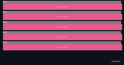 Checklist Codesandbox