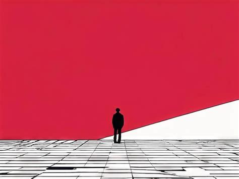 Premium Vector Businessman Walking On A Red Arrow Businessman Walking On A Red Arrow