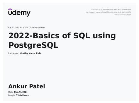 Ankur Patel On Linkedin Sql Postgresql Learningjourney Upskilling