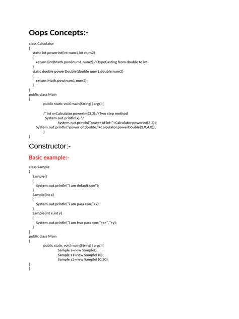 Wipro Notes C3 Pdf Method Computer Programming Constructor