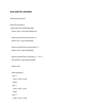 Java Code Cruise Management Java Code Cruise Management Import Java