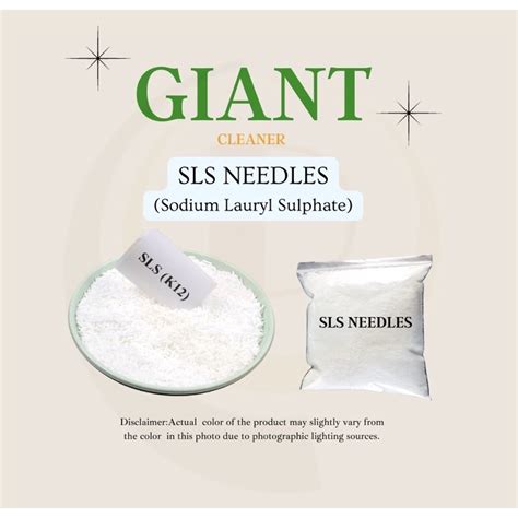 Sls Needles Surfactant Sodium Lauryl Sulfate Lazada Ph