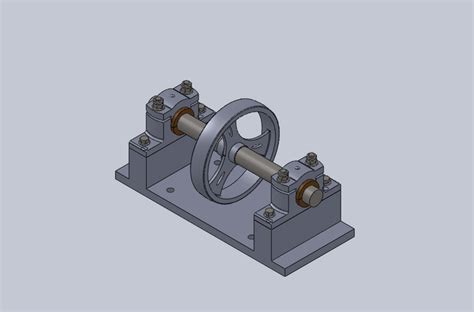Plummer Block Stl Solidworks 3d Cad Model Grabcad