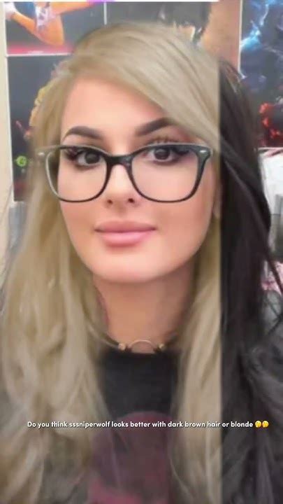 What Sssniperwolf Looks Like With Blonde Hair Youtube