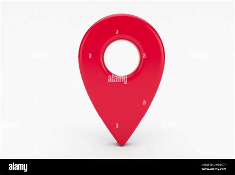 Location Map Pin Gps Pointer Markers D Illustration For Destination Minimal D Rendering Stock