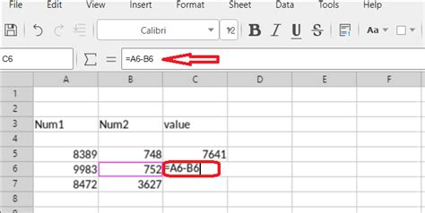 What Is The Excel Formula For Subtracting Xcelnote