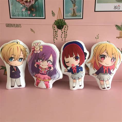 Anime Oshi No Ko Plush Pillow Stuffed Toys Anime Merch Hoshino Ai