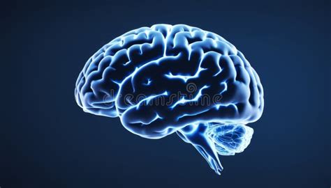 Exploring The Intricate Network Of The Human Brain Stock Illustration