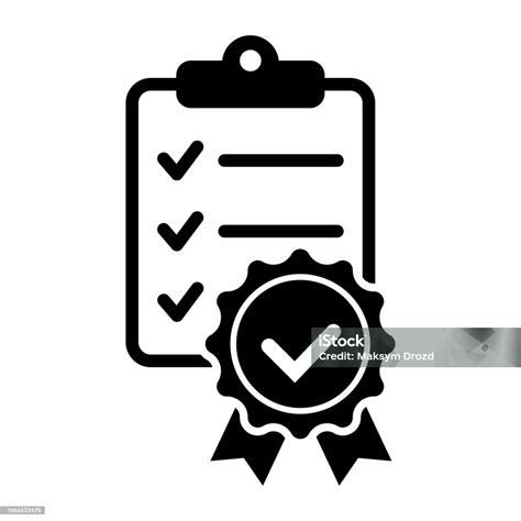 인증서 아이콘이 있는 검사 목록 프리미엄 품질의 상징입니다 업적 배지 작업 완료 아이콘입니다 서명된 승인된 문서 프로젝트가 완료되었습니다 품질 마크 도전 과제 배지