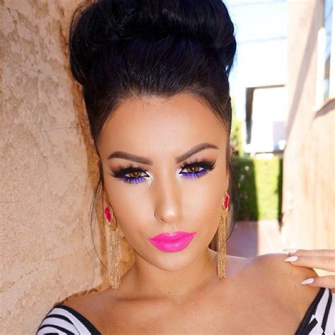 Hot Pink Lipstick Makeup Mugeek Vidalondon