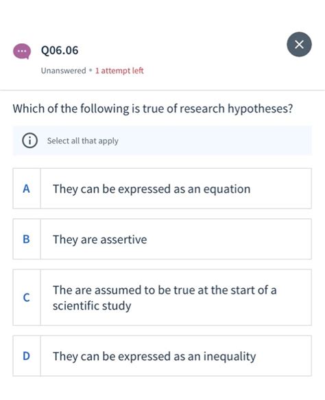 solved q06 06 unanswered 1 attempt left which of the