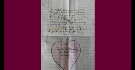 Пригответе си носна кърпичка Дъщеря написа писмо до баща си който беше изоставен от жена си