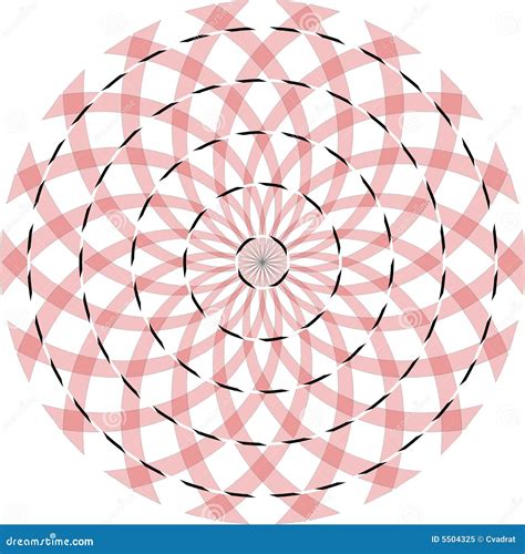 Optical Illusion Twisted Cord Two Stock Illustration - Illustration of ...