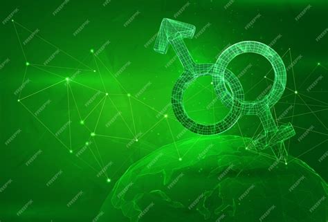 Premium Vector Object Over A Polygonal Planet On A Green Background Global Data Calculation