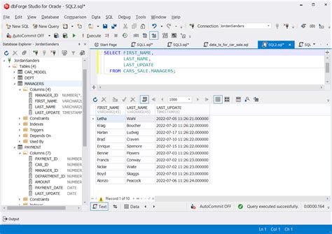 Comparing Dates In Oracle PL SQL With DbForge Studio