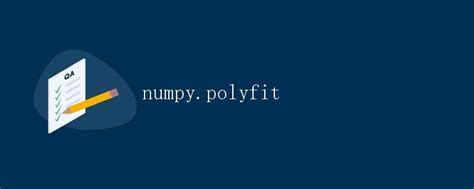 Numpy Polyfit