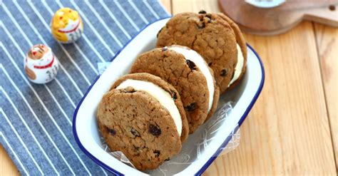 여름디저트 아이스크림 샌드위치 쿠키