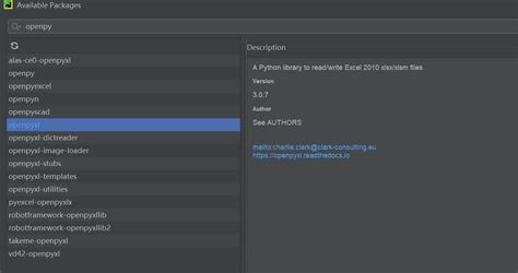Import Error：missing Optional Dependency ‘openpyxl‘ Use Pip Or Conda