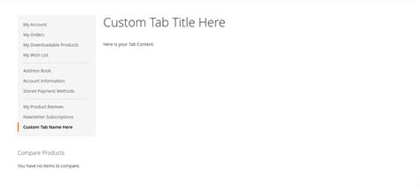 How To Add Custom Tab In Customer Account In Magento 2 Magecomp
