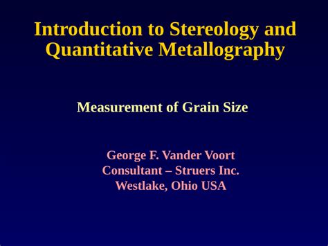 PDF Grain Size Measurement