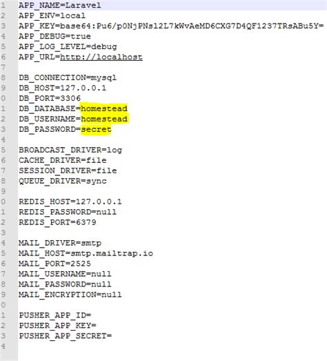 Php Access Denied For User Homesteadlocalhost Using Password Yes Stack Overflow