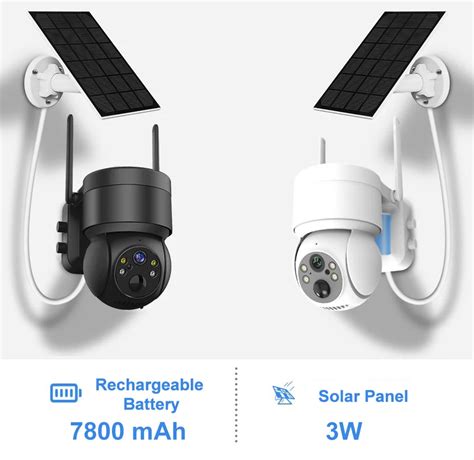 2,5K 4Mp Solar Ip Kamera Wifi Vezeték Nélküli Kültéri Videó Megfigyelő ...