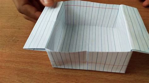 สอนพับกล่องกระดาษง่ายๆ ไม่ใช้กาว สามารถพับเก็บได้