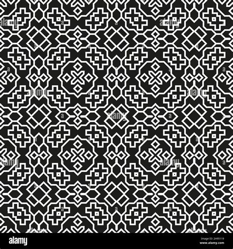 Vector Seamless Pattern Modern Stylish Texture Repeating Geometric